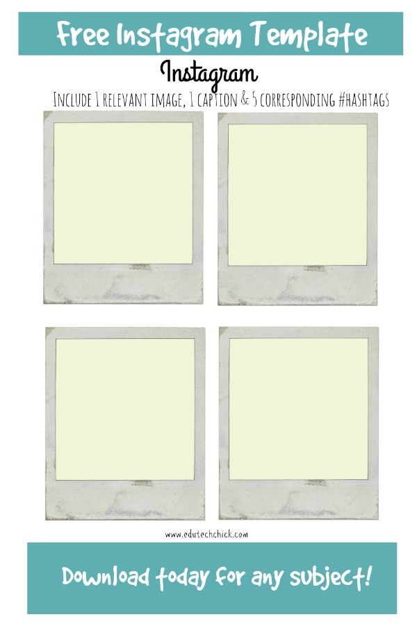 Free Instagram Template for Any Subject